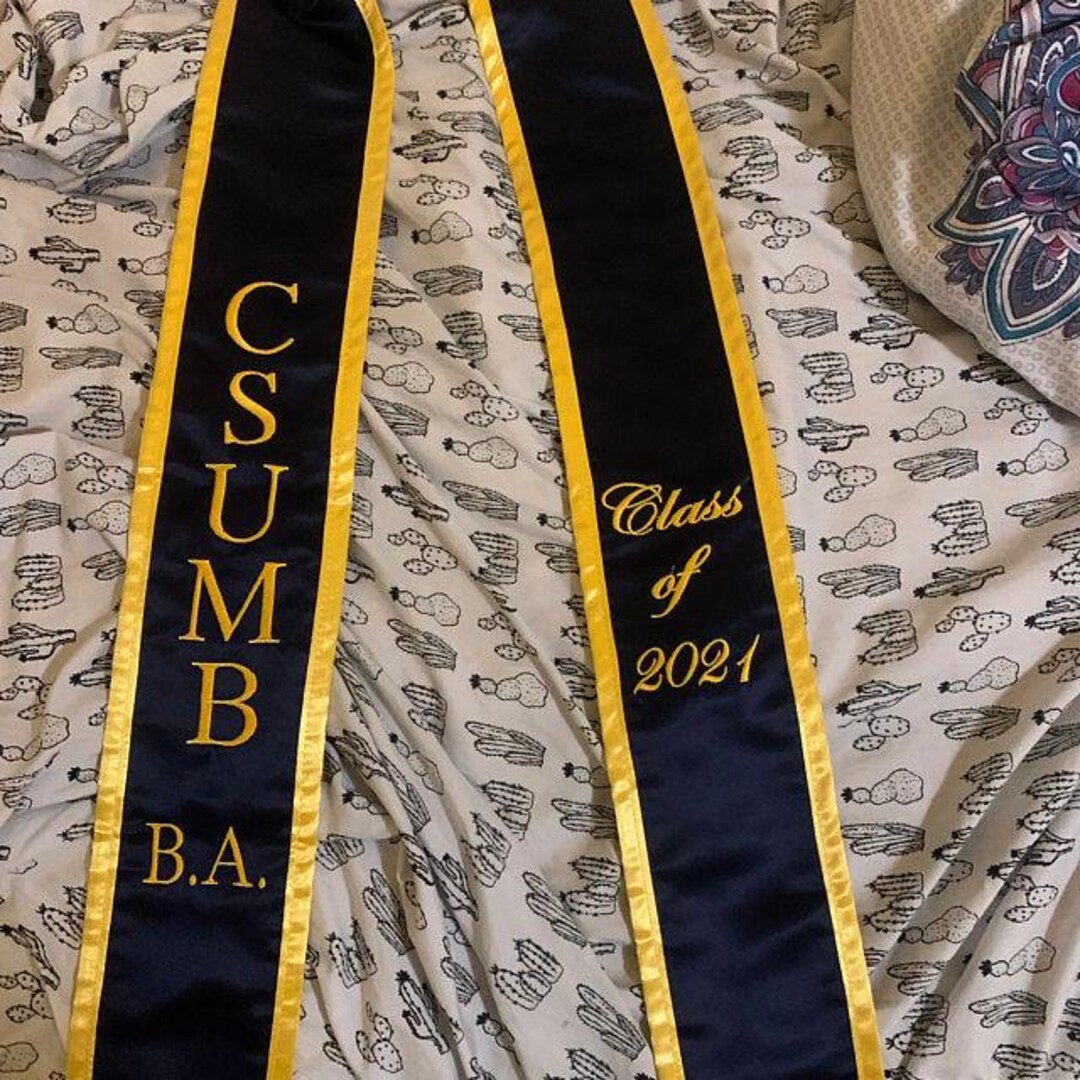 Graduation Stoles Slanted / Photos or Samples Only / You Get Four ...