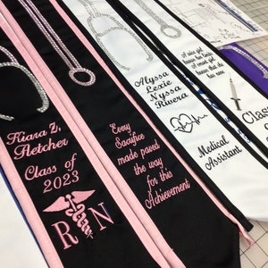 Graduation Pointed or Slanted With a Trim / Mesh Stethoscope 13 Colors ...