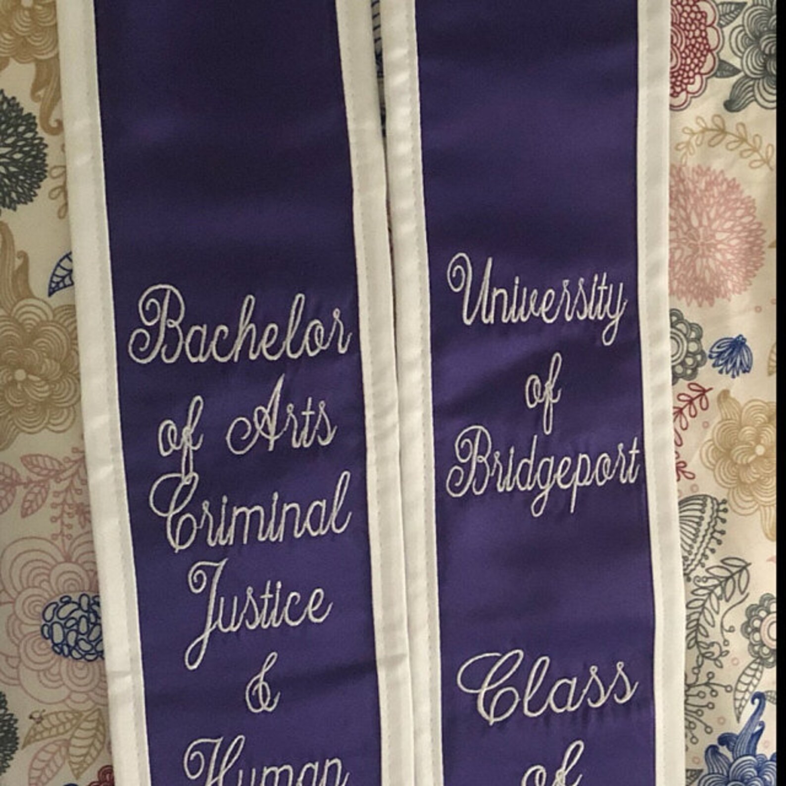 Graduation Stoles Slanted or Pointed/ Photos or Samples Only - Etsy