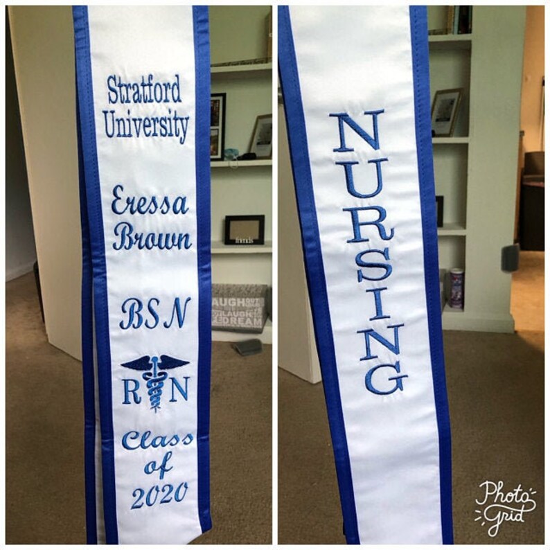 Graduation Stoles Slanted/ Photos or Samples Only Four - Etsy
