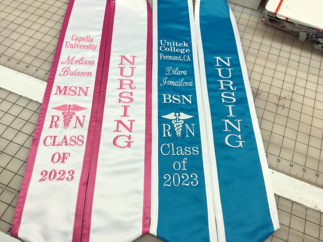 Graduation Slanted or Pointed/7 Vertical Letters on One Side /other ...