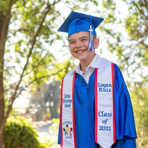 Kindergarten Graduation Stole Svg - Etsy