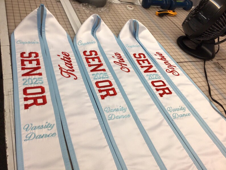 Pageant Sashes /design Made as Posted/ Name on Top/ SEN 202X OR/ Name ...