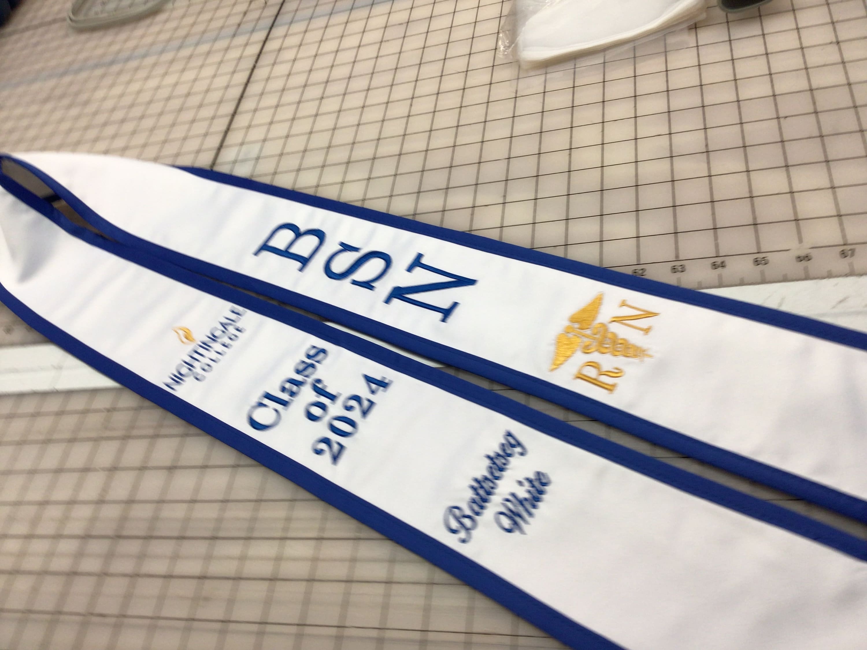 Graduation Stoles Nightingale College / Made as Posted Only /your Name ...