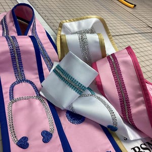 Graduation Stoles Pointed or Slanted/mesh Stethoscope 13 Colors ...