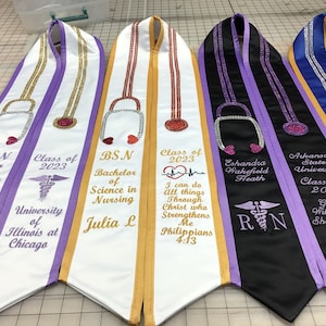 Graduation Pointed or Slanted With Trim /mesh Stethoscope 13 Colors by ...