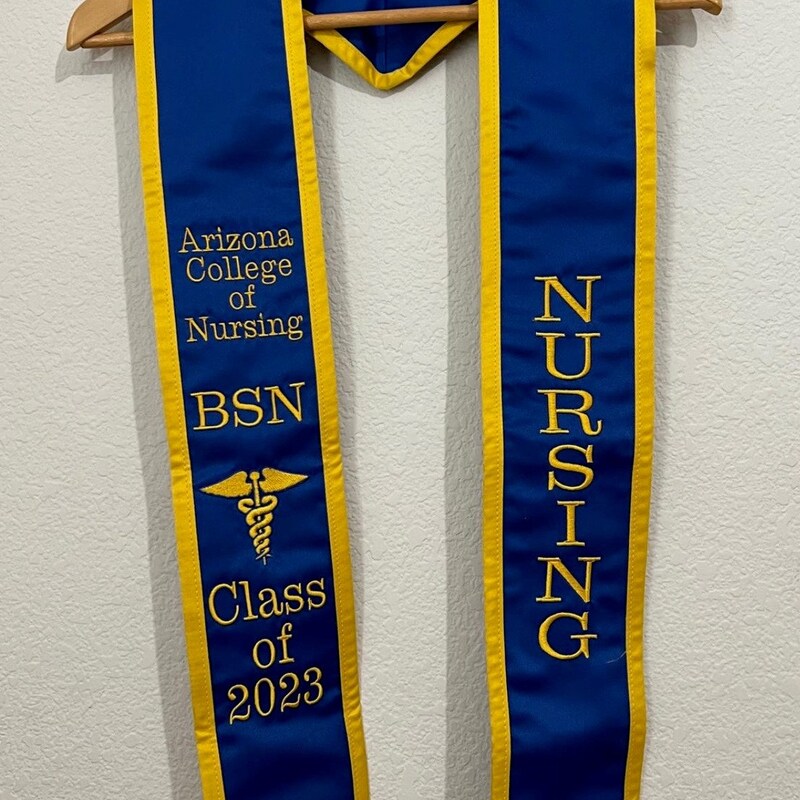 Nursing Graduation Stole - Etsy