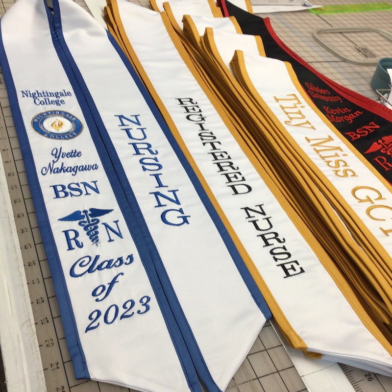College Stoles Custom - Etsy
