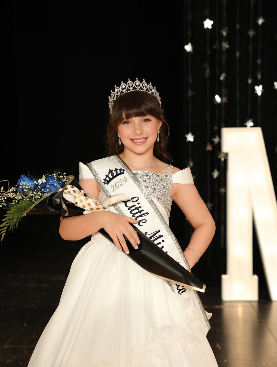 Pageant Sashes / Heavyweight White Satin / Satin Trim / Crystal ...