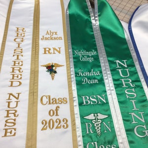 Graduation Sash 2025 Nursing Graduation Stole - Class Of 2025, 72 ...