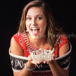 Pageant Sashes / Heavyweight Satin / Satin Trim / Crystal Rhinestones ...