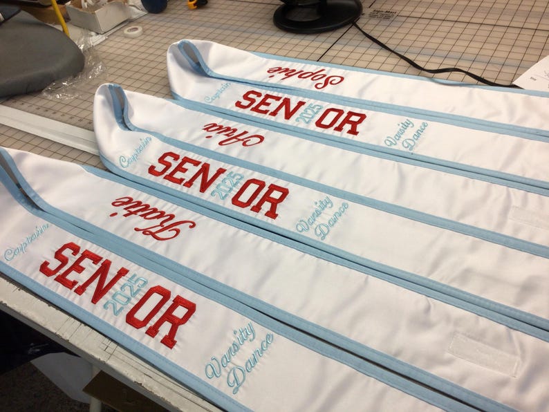 Pageant Sashes /design Made as Posted/ Name on Top/ SEN 202X OR/ Name ...