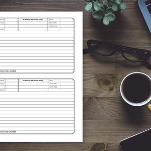Airframe Logbook Printable Pages, Aircraft Logbook Page, Airframe ...