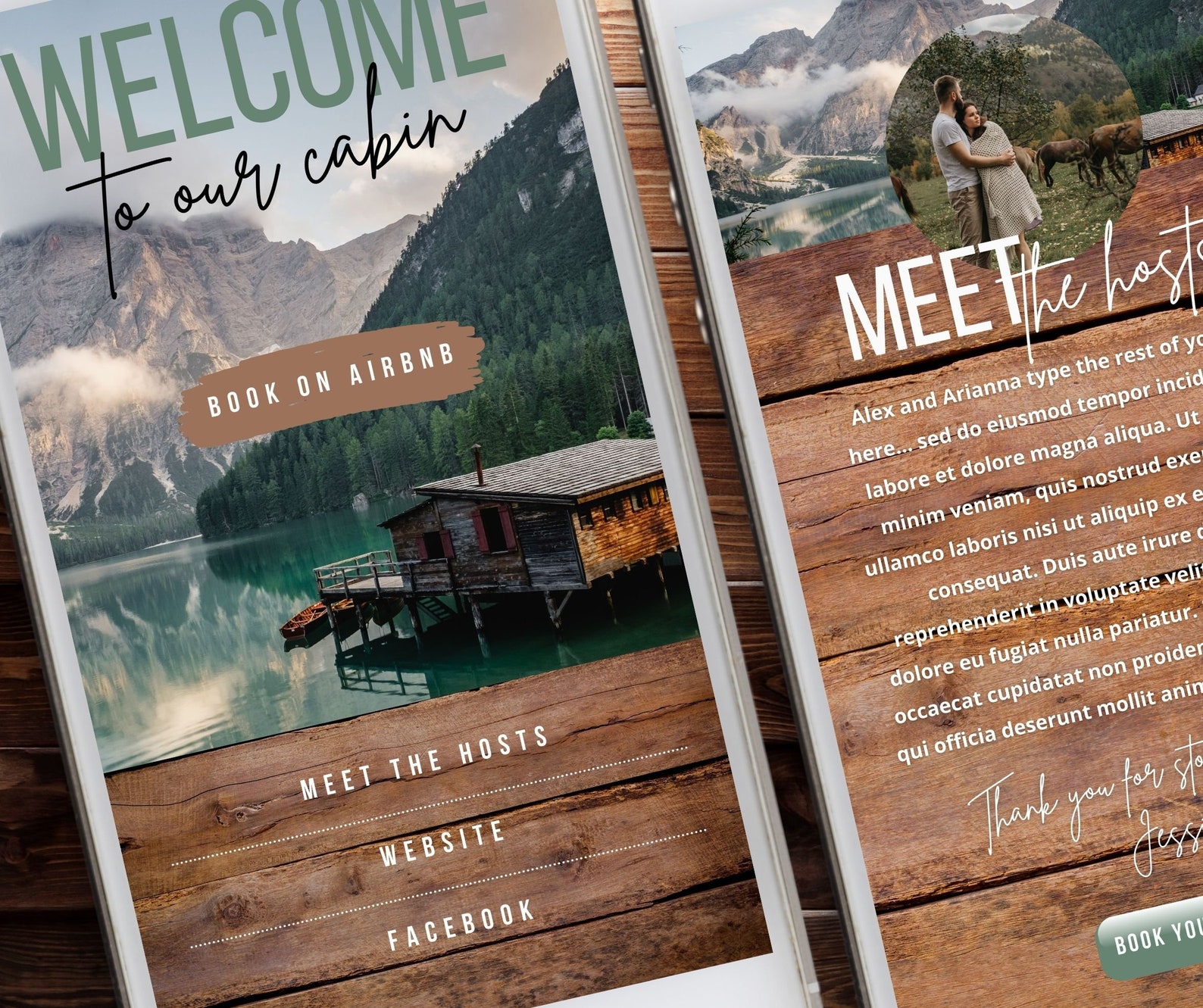 Airbnb Instagram Bio Link | Airbnb Instagram Post Template | Editable ...