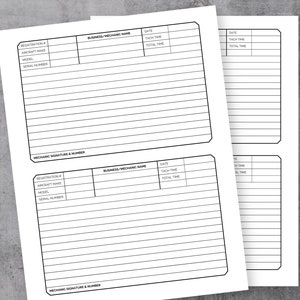 Airframe Logbook Printable Pages, Aircraft Logbook Page, Airframe ...