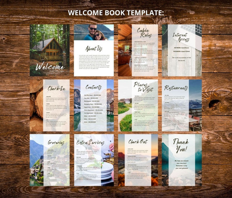 Airbnb Mountain Bundle, Airbnb Host Bundle, Airbnb Cabin Template ...