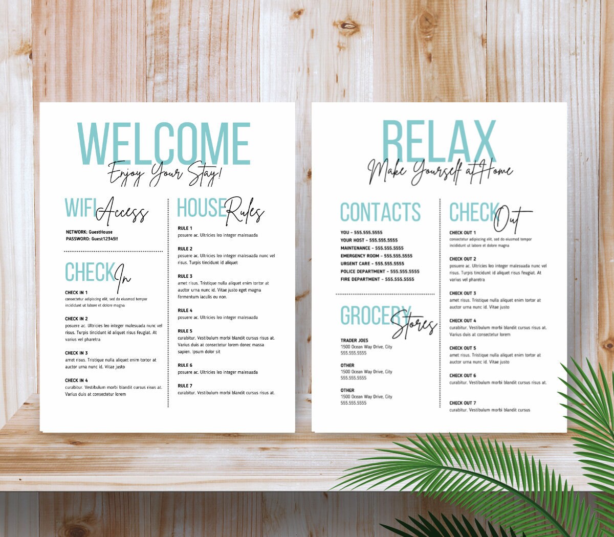 Airbnb Welcome Sign Template Welcome Guide Airbnb Airbnb Rental Check ...