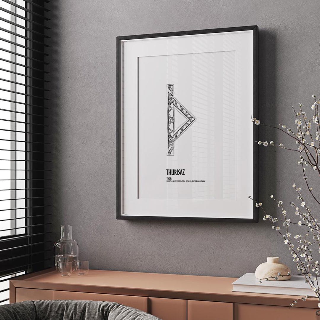 Thurisaz Rune Thor Masculinity,strength,power,determination Nordic Rune ...