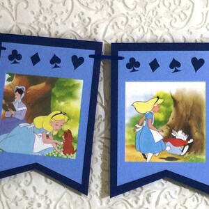 Disney's ALICE IN WONDERLAND Designer Banner ~ Golden Book ~ Colorful ...