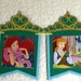 Disney's PRINCESS Designer Banner Cinderella Ariel Belle Colorful Story ...