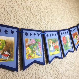 Disney's ALICE IN WONDERLAND Designer Banner ~ Golden Book ~ Colorful ...