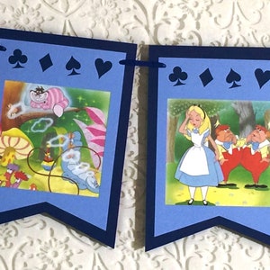 Disney's ALICE IN WONDERLAND Designer Banner ~ Golden Book ~ Colorful ...