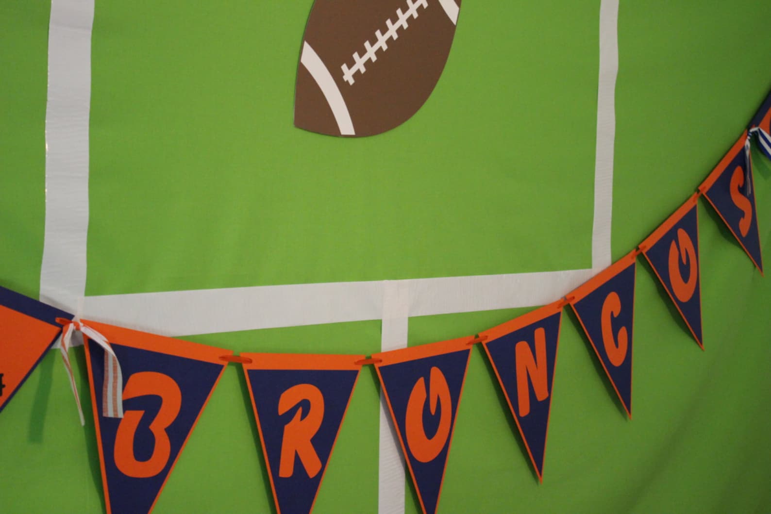 DENVER BRONCOS Banner 12 Flags Oversized 11 Long Nfl - Etsy