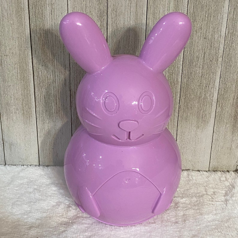 CUSTOM Personalized 10 Inch Plastic Fillable Easter Bunny - Etsy
