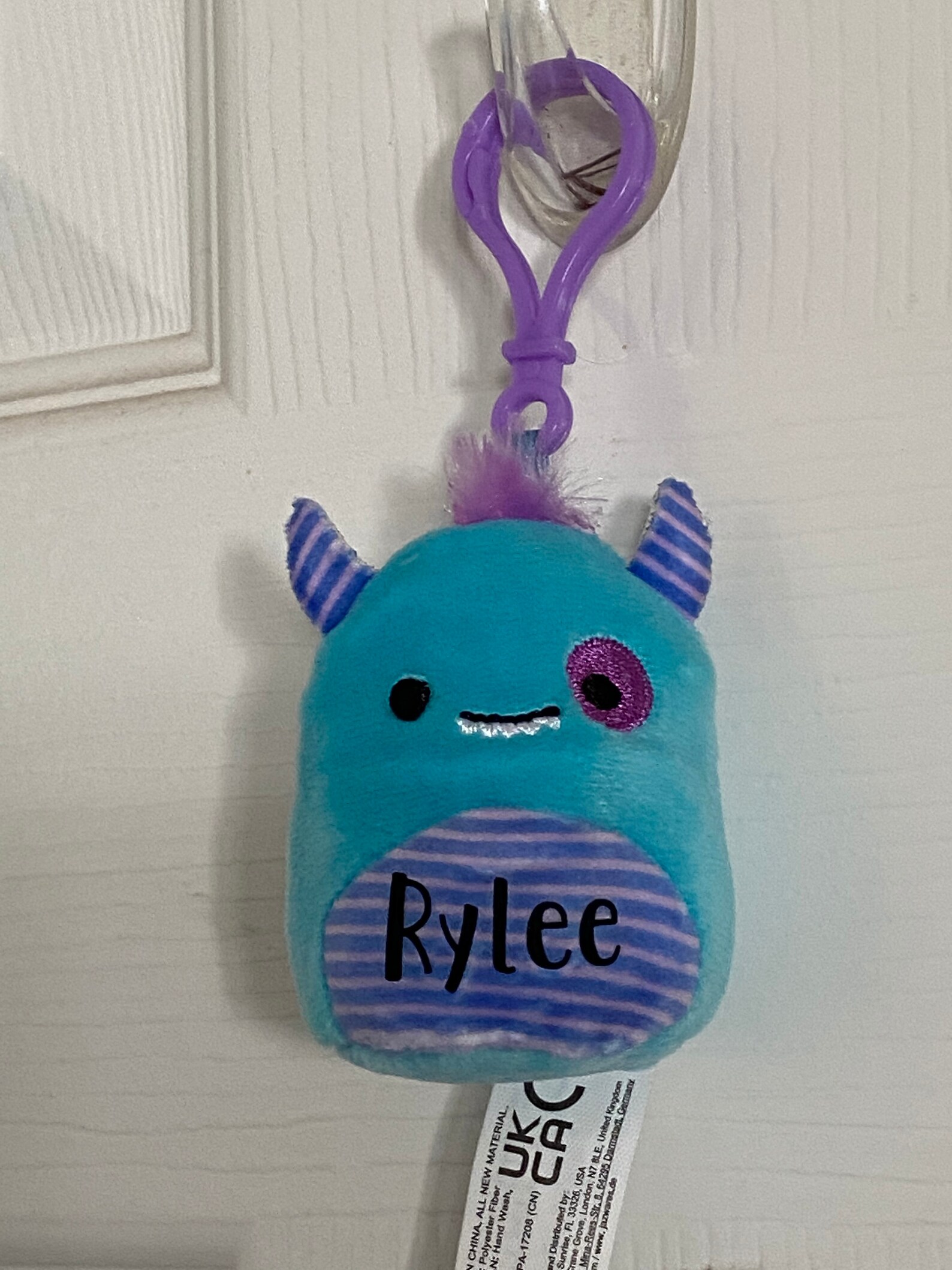 CUSTOM Personalized 2 Squishville Squishmallow by Kellytoy Clip ...