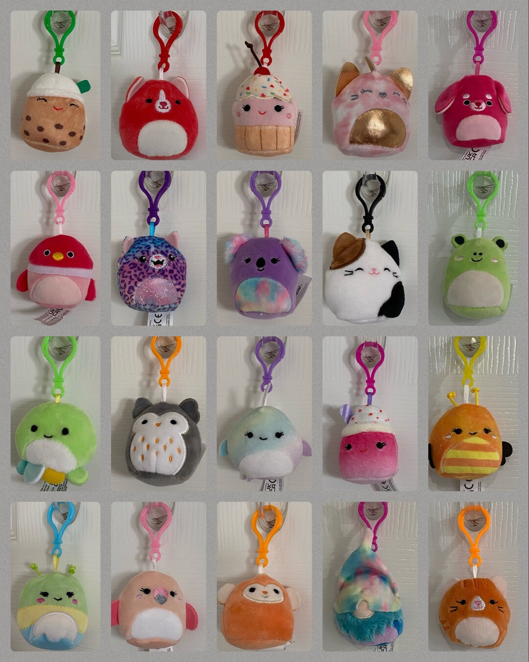 CUSTOM Personalized 2 Squishville Squishmallow by Kellytoy - Etsy