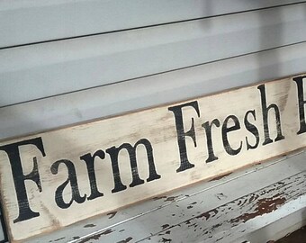 Farm Fresh Sign | Etsy