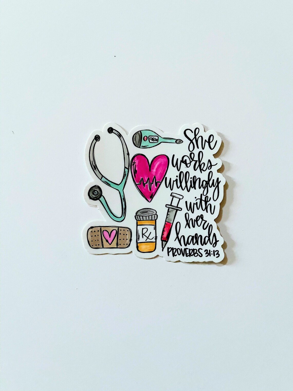 Nurse Sticker Healthcare Sticker Laptop Sticker Hydroflask - Etsy