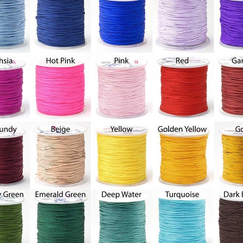 30ft 1mm Braided Beading Thread Chinese Knotting Cord - Etsy