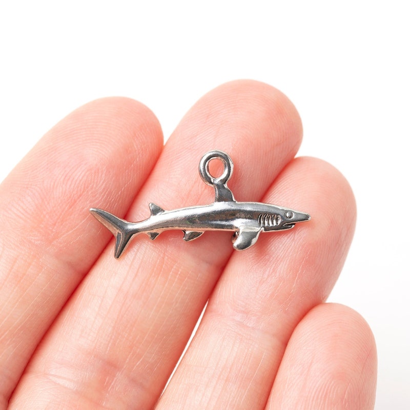 Shark Charm - Etsy