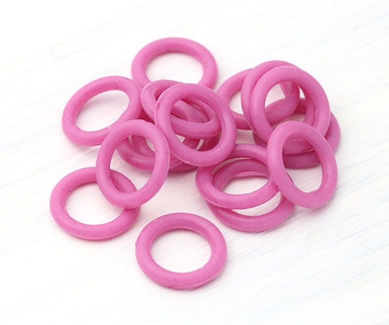 12mm Silicone Spacer Rings, Jump Rings, Rubber Oh Rings, Bracelet Stop ...