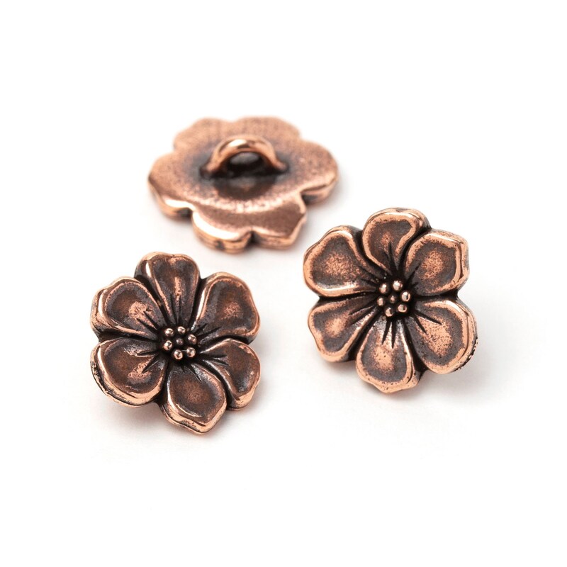 Copper Buttons - Etsy