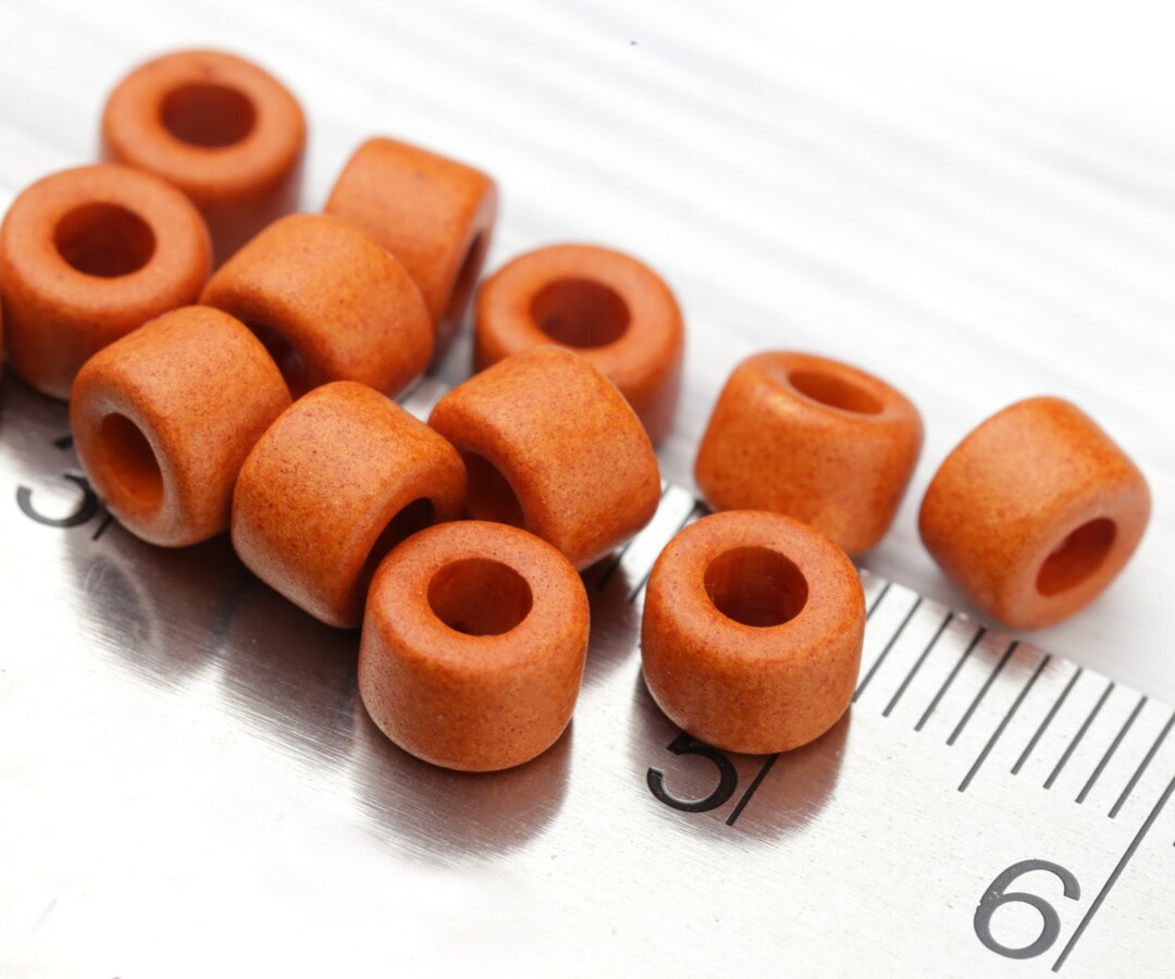 6mm Ceramic Mini Tube Beads, Tube Spacer Beads, Small Tube Beads, Tiny ...