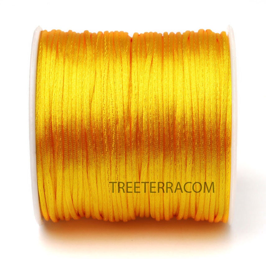 1mm Satin Cord Faux Silk Cord Rattail Silk Cord Nylon - Etsy Singapore