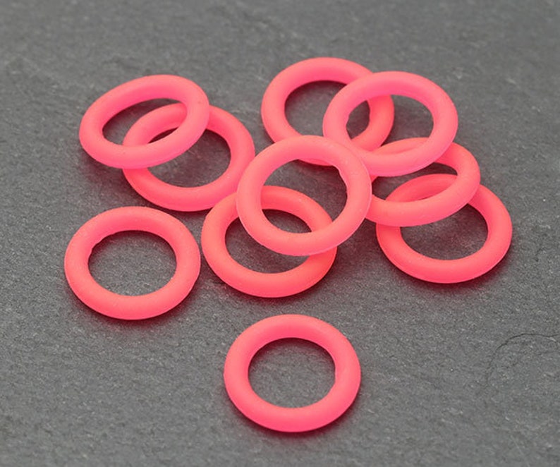12mm Silicone Spacer Rings, Jump Rings, Rubber Oh Rings, Bracelet Stop ...