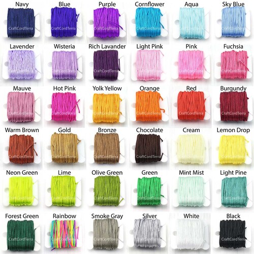 30ft 1mm Braided Beading Thread Chinese Knotting Cord - Etsy