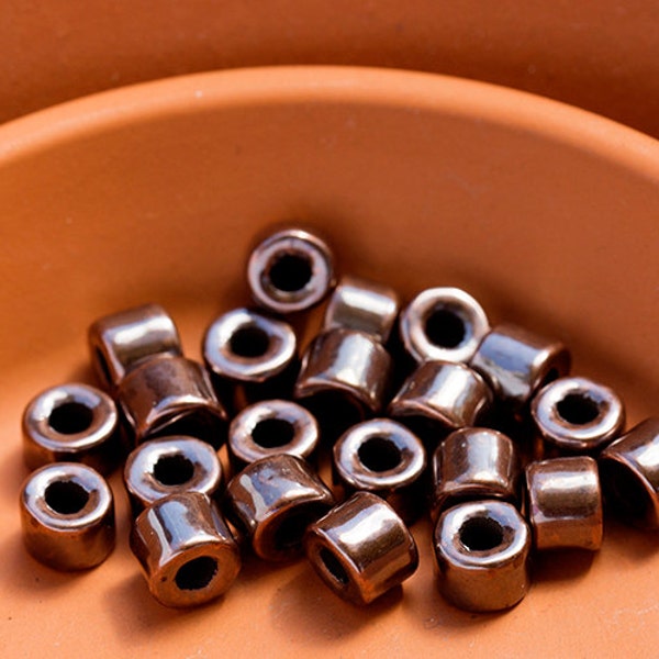 Short Tube Beads - Etsy