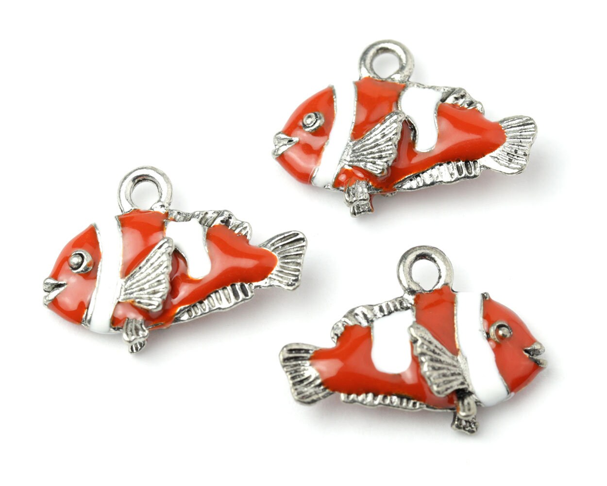 Clown Fish Charm Tropical Fish Aquarium Fish Charm - Etsy