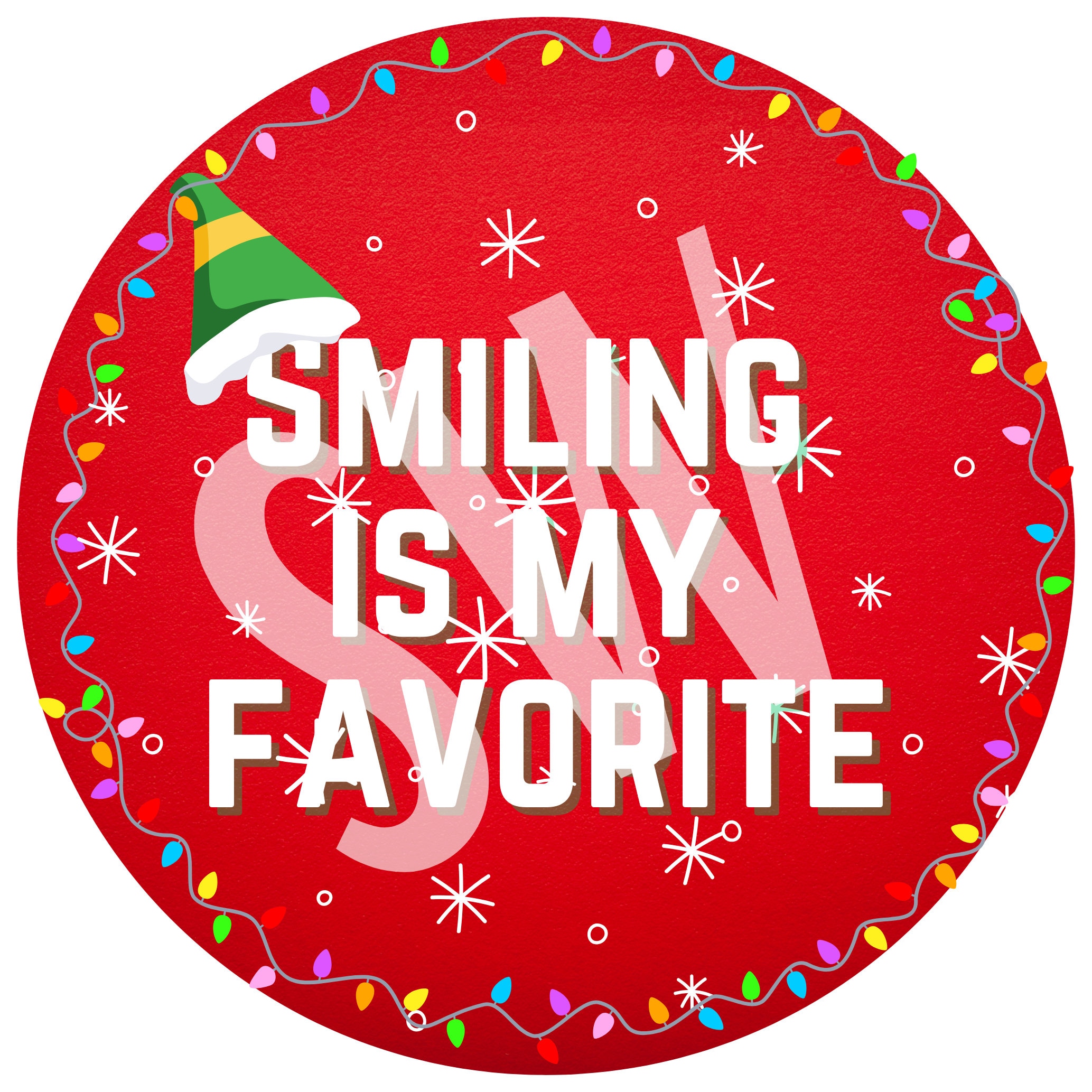 Smiling is My Favorite Instant Download, Freshie Cardstock Image ...