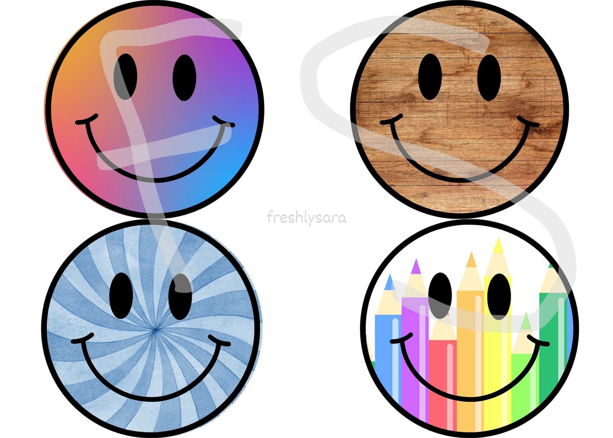 Smiley Cardstock, Smiley Image Download, - Etsy