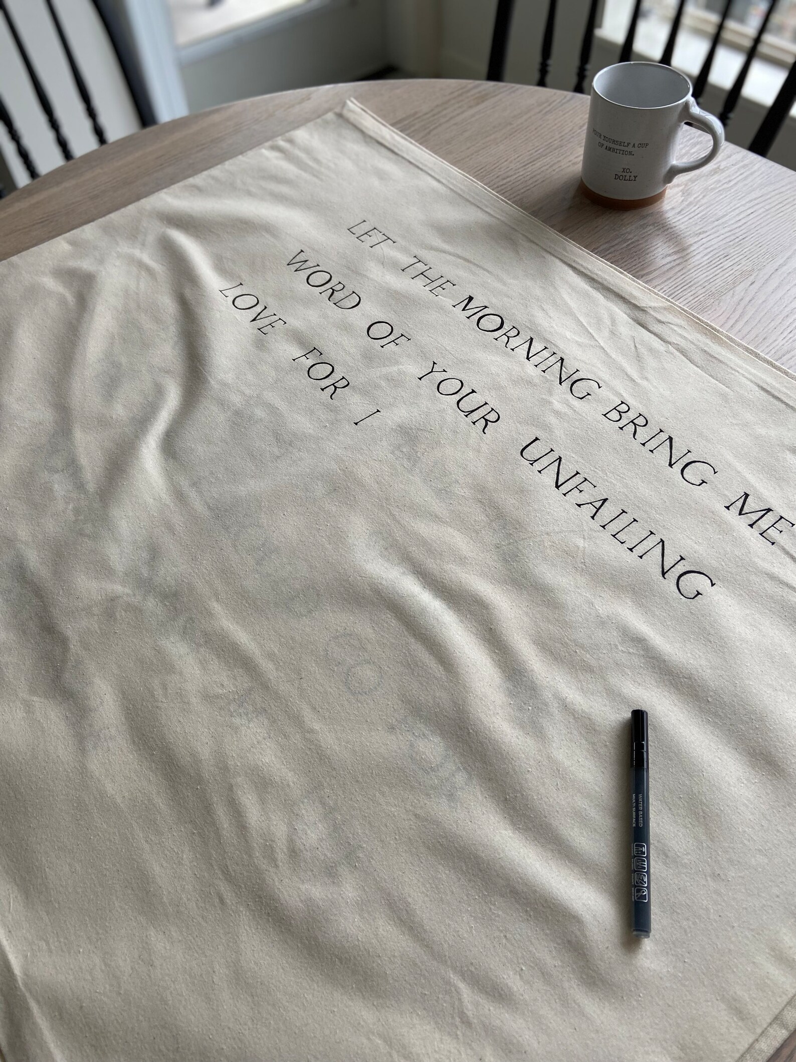 Bible Verse Wall Hanging. Palms 143:8 - Etsy