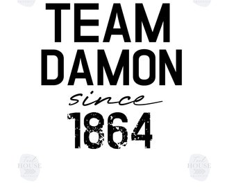 Team Damon Svg - Etsy UK
