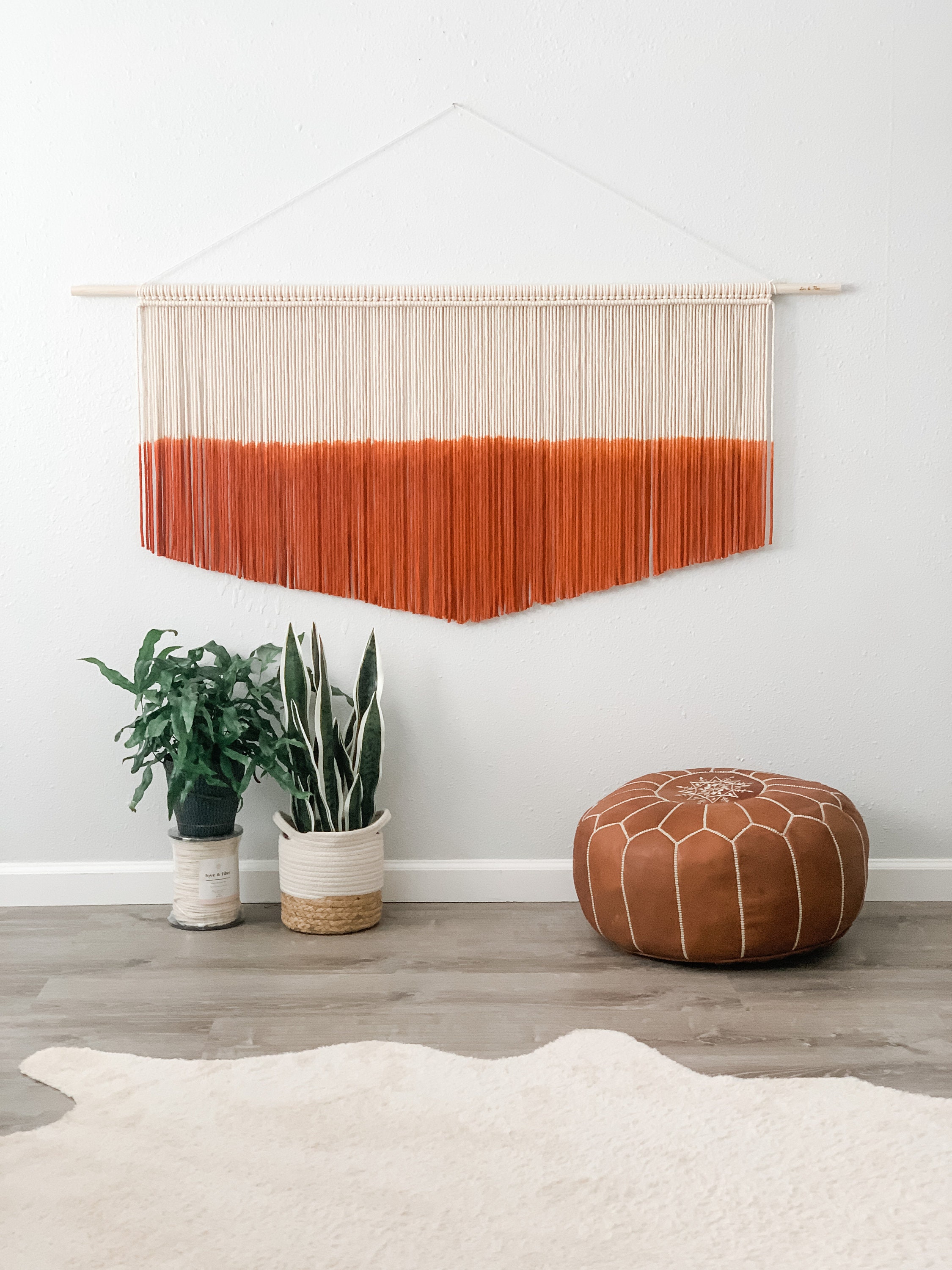 Burnt Orange Macrame Home & Living Wall Hangings etna.com.pe