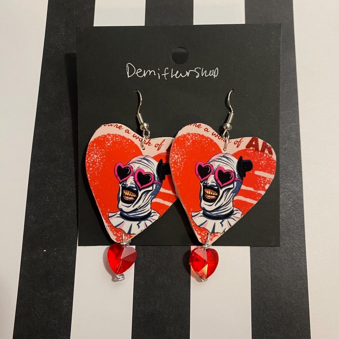 Art the Clown Terrifier Movie Horror Slasher Jewelry Stocking Stuffer ...