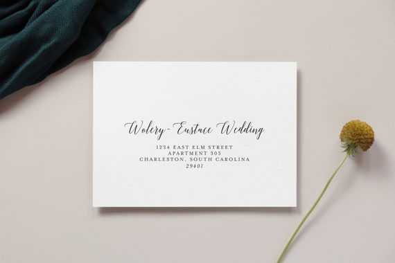 Sample Wedding Reply Envelope Here's How To Fill Out A Wedding RSVP
