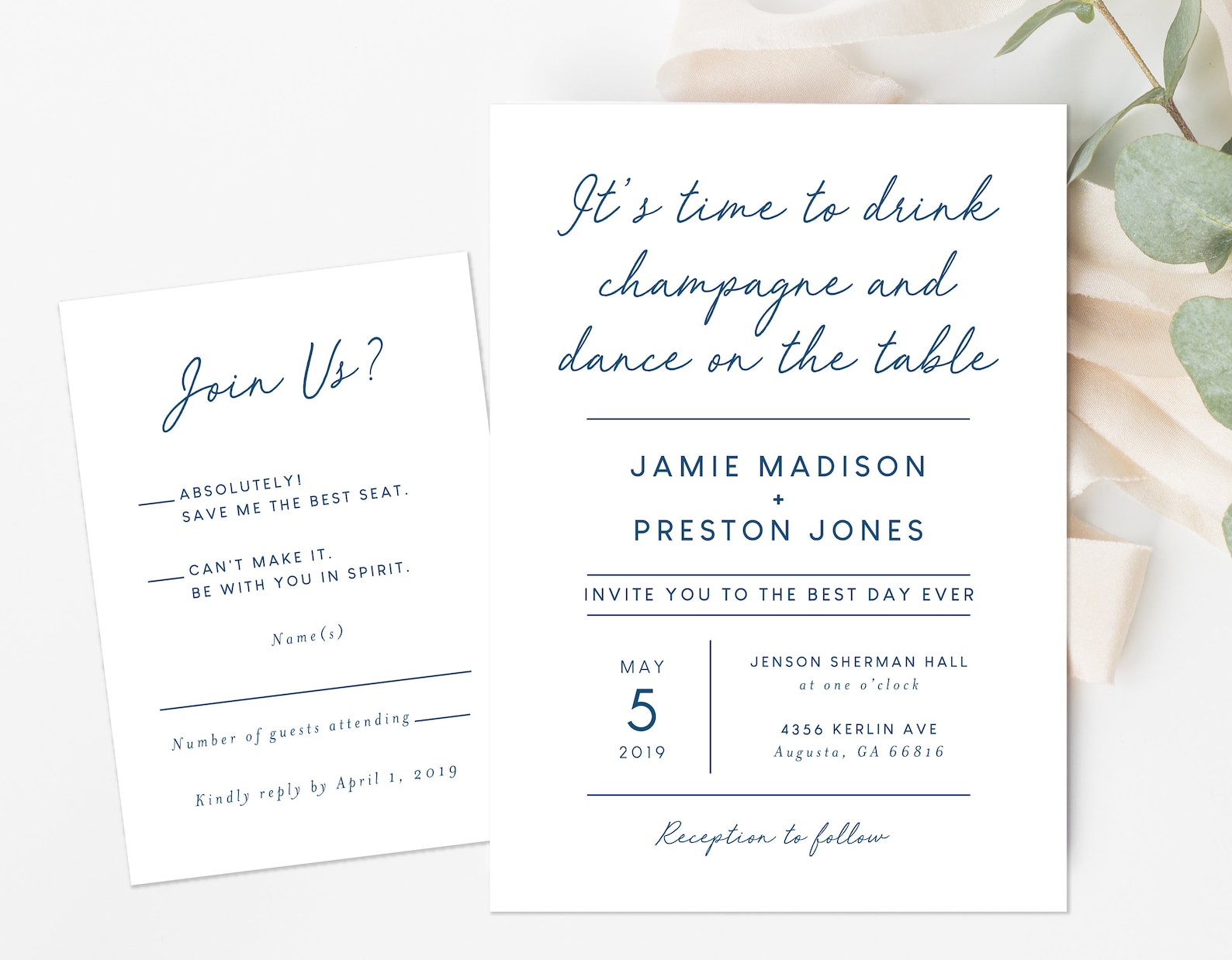 Funny Wedding Invitation Unique Wedding Invitation Witty - Etsy